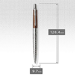 PARKER Jotter Special Edition Ballpoint Pen, Bronze Gothic, Medium Point (0.7mm) Blue Ink, Gift Box (2025826)