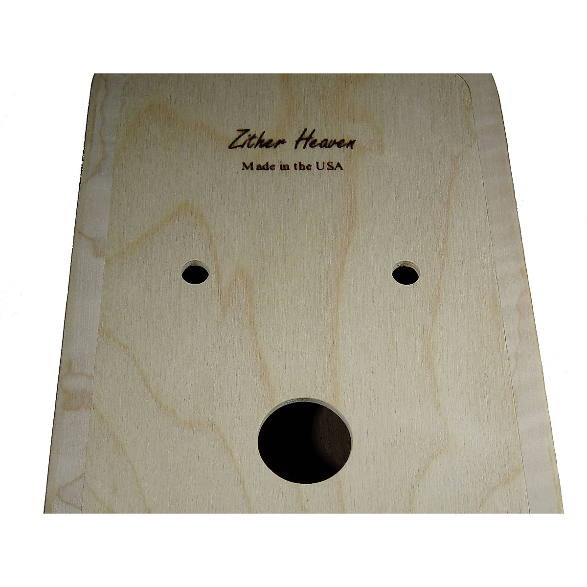 Zither Heaven Artisan Curly Maple 12 NoteThumb Piano with Black Walnut top made in the USA