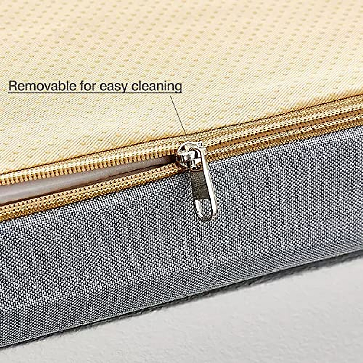 RXASC Custom Size Bench Cushion,Bench Cushions for Indoor Furniture,Non-Slip Bottom Bench Pad,Outdoor 50D Thickened Foam Furniture Cushion for Long Chair Seat Pad for Patio Porch Swing Garden