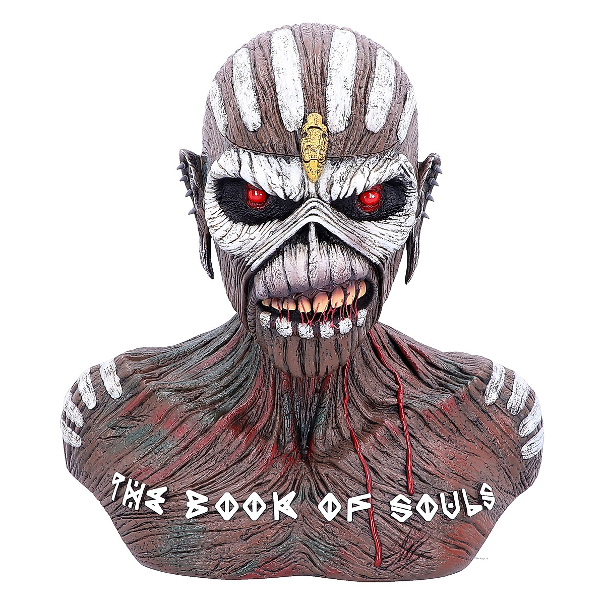 Nemesis Now Officially Licensed Iron Maiden Book of Souls Bust Box, Brown, 26cm (Large)