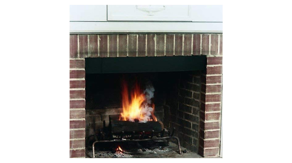HY-C Adjustable Smoke Guard for Fireplaces - Black Finish
