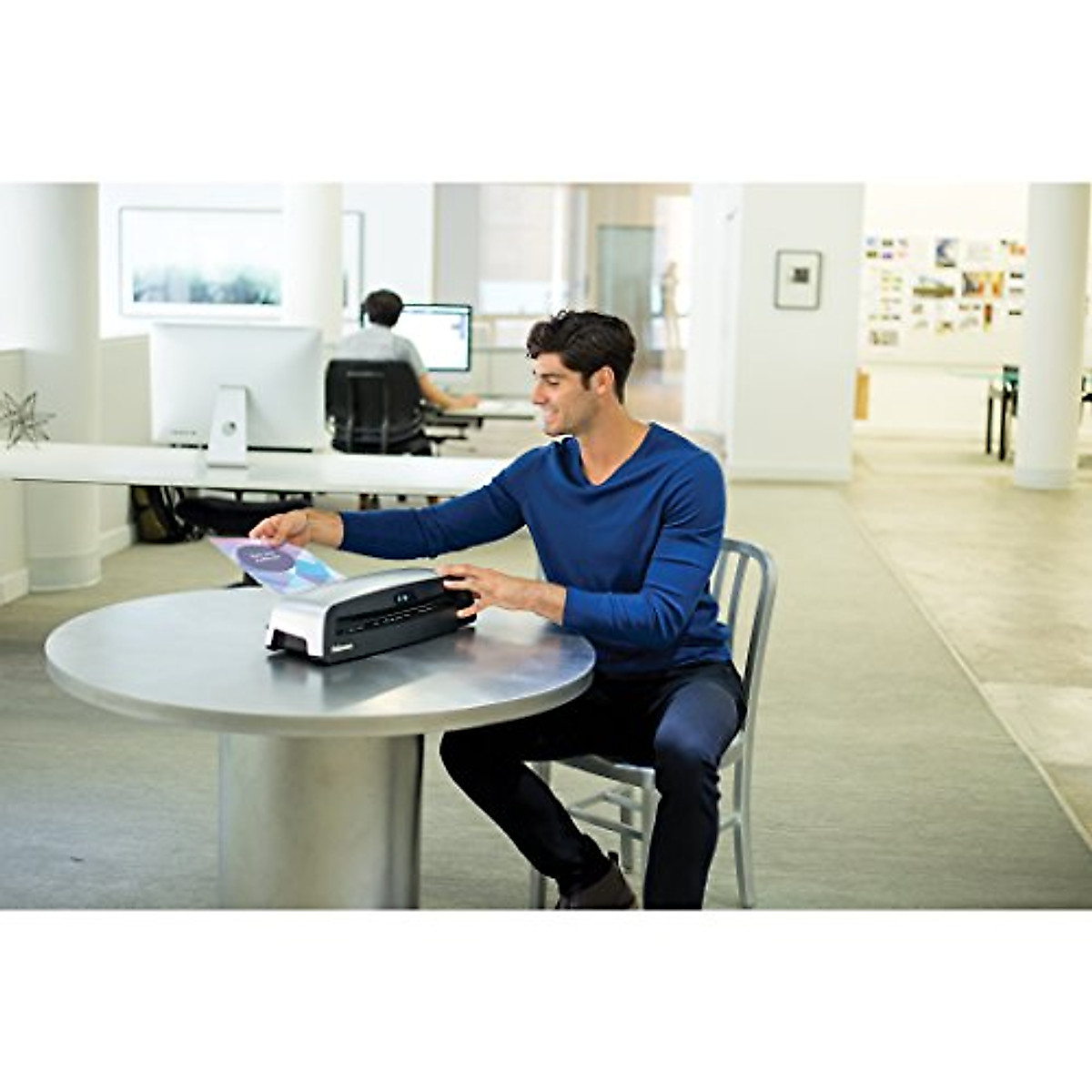 Fellowes Neptune 3 125 Laminator with 10 Pouches, 12.5 Inch (5721401), Silver, Black