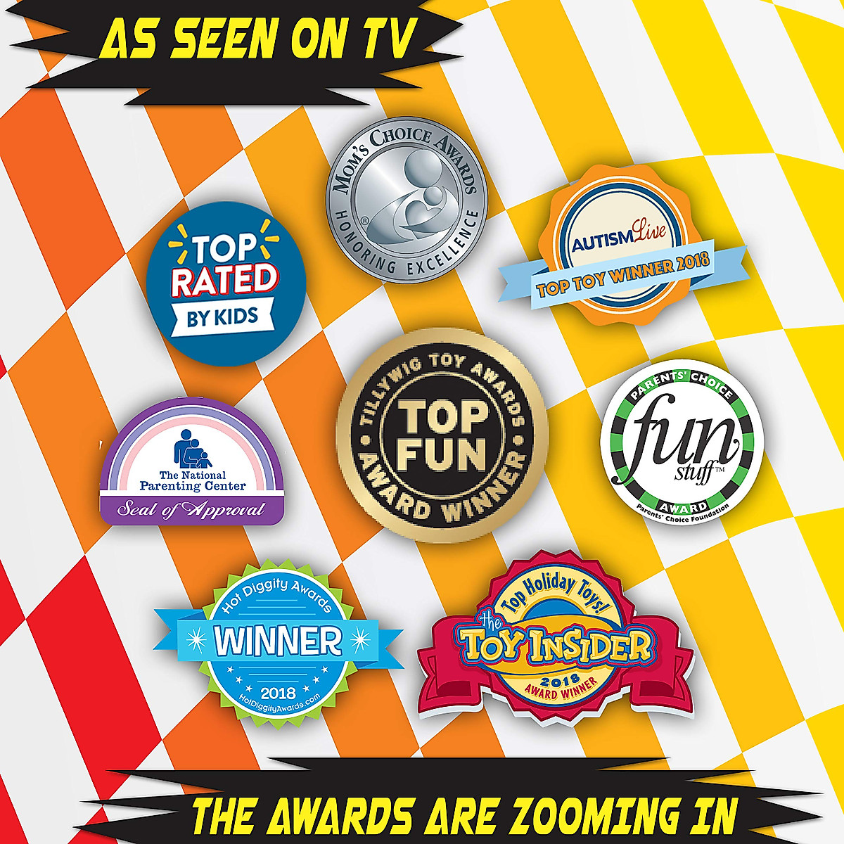 Zoom Tubes RC Car Trax, 25-Pc Tubular Expansion Kit, Racer NOT Included (As Seen on TV)