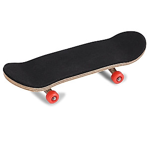 Yencoly Professional Mini Fingerboards,1Pc Maple Wooden+Alloy Fingerboard Finger Skateboards with Box Reduce Pressure Kids Gifts Finger Skateboard