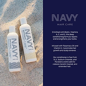 NAVY Hair Care Shampoo and Conditioner Set for Volumizing Fine Hairs - Search and Rescue Kit 16 Fl Oz