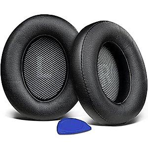 SOULWIT Ear Pads Replacement for JBL Everest Elite 700 (Model: V700NXT) Headphones, Earpads Cushions with High-Density Noise Isolation Foam, Softer Protein Leather - Black