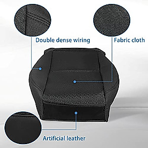 Driver Seat Cover Replacement Cloth for 2010 2011 2012 2013 2014 Chevy Silverado 1500 2500 HD 3500 HD Avalanche Suburban GMC Sierra Yukon XL - Replace 20833416 Front Bottom Cushion Cover Protector