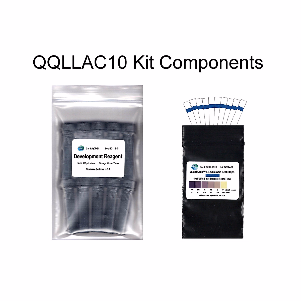 QuantiQuik L-Lactic Acid Quick Test Strips (10 Strips)