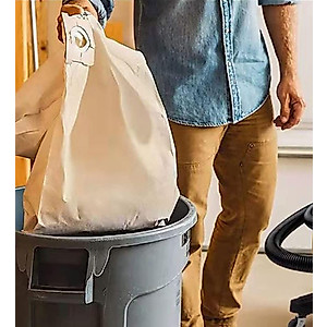 12 Pack 19-3100 Shop Vac Bags Compatible with Stanley 5-6 -8 Gallon wet dry vacuum.