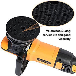 SHINEJACK Car Buffer Polisher kit 6 inch 810w Double Acting Polisher 15mm Long-Throw Orbital Polisher for Car Detailing 1650-4800r