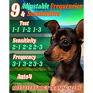 Anti Barking Device, 1500 mAh Rechargeable Ultrasonic Dog Barking Deterrent Devices Safe for Dogs, 2-in-1 Dog Barking Control Devices Up to 50 Ft Range Dog Training & Behavior Aids