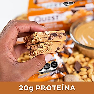 Quest Nutrition Protein Bar, Chocolate Peanut Butter, 2.12 Ounce, 12 Count