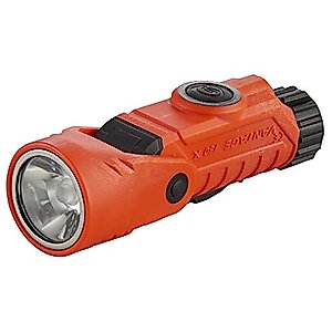 Streamlight 88901 Vantage 180 X Helmet Mounted and Right Angle Firefighter Flashlight with Helmet Bracket, Orange