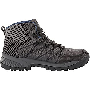 Propét Men's Traverse Hiking Boot, Grey/Black, 14 Wide