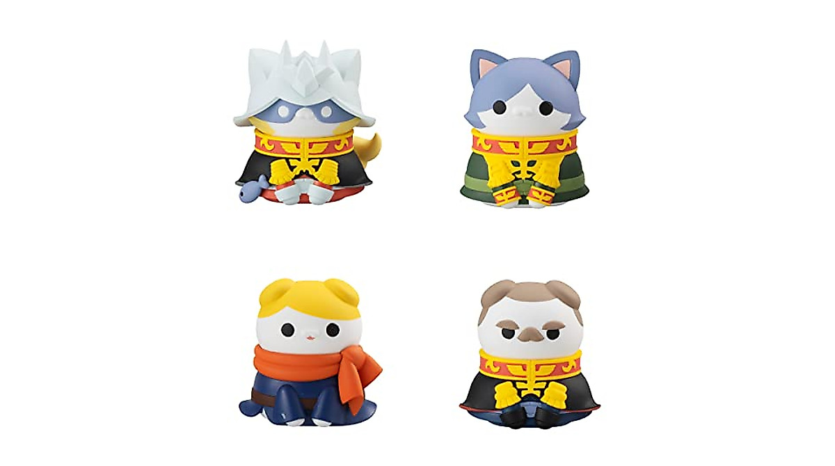 Megahouse Gundam NYANDAM Cat Set with Zeon Characters | Official US Edition