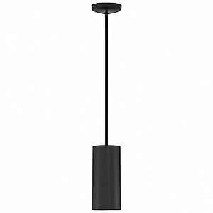 Access Lighting - HI Access 29001LEDDLP-MBL Transitional LED Pendant from Pilson Collection Finish, Matte Black