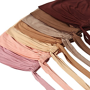 PeacePray Matched Hijab and Undercap Set, Chiffon Muslim Head Scarf for Women, A Perfectly Decent Combination, Mustard