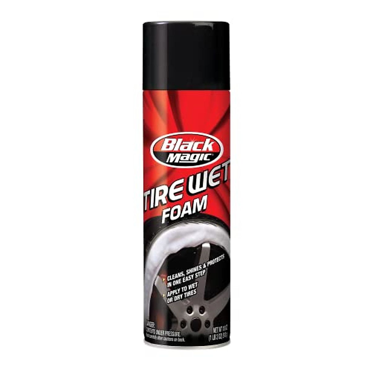 Black Magic 800002220-6PK Tire Wet Foam, 18 oz. (Pack of 6)
