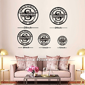 Custom Metal Sign, Metal Name Signs Personalized, Metal Wall Art, Monogram Wall Decor, Last Name Signs for Home, Family Name Sign, Personalized Wedding Gifts, Couples Gifts, Custom Signs Outdoor Metal