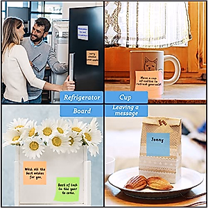 700PCS Transparent Sticky Notes Clear Sticky Notes Set Translucent Self-Stick Notes Pads Waterproof for Office School Supplies Planner Memo (3 x 3 Inches)