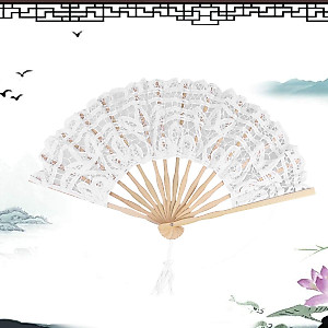Bamboo Fan Dancing Fans Folding Fan Cotton Fan Lace Fan Hand Fans for Women