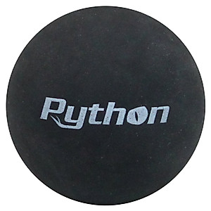 Python Black Racquetballs (Value Pack - 12 Ball Jug/Long Rally Ball!)