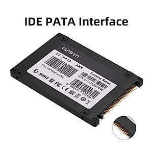 KingSpec 128GB 2.5 inch PATA/IDE SSD, MLC Flash SM2236 Controller Internal Solid State Disk