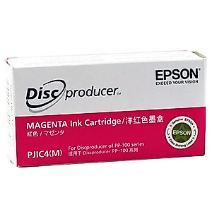 PJIC4-C13S020450 Magenta Ink Cartridge (1-Pack) for DiscProducer PP-100 in Retail Packaging
