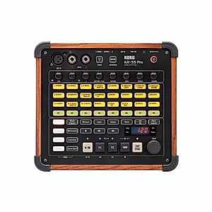 Korg KR-55 Pro Drum Machine Bundle with Sustain Pedal, SD Card, and Austin Bazaar Polishing Cloth