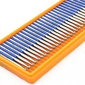 JINGLING Diamond Grinding Bits 3 mm Spherical Head with 1/8 Inch Shank Rotary Tools for Dremel Accessories Pack of 30Pcs