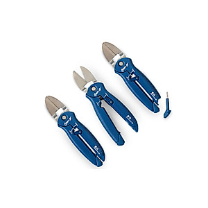 Zibra Open-It! All-In-One Multi Tool with Heavy-Duty Scissors, Box Cutter, Screwdriver, and Package Opener, Blue | Ontel Battery Daddy - Battery Organizer Storage Case with Tester