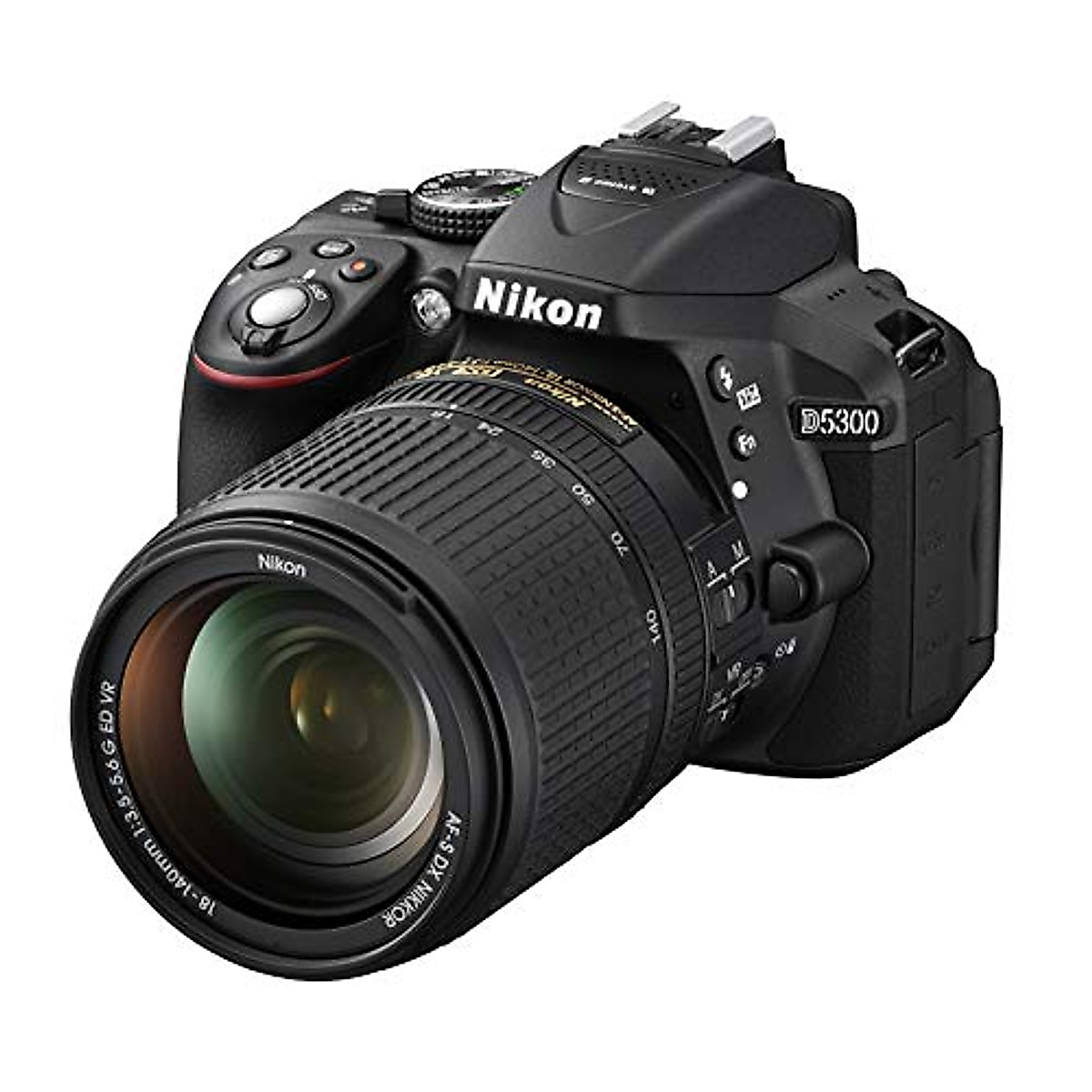 Nikon D5300 24.2 MP CMOS Digital SLR Camera with 18-140mm f/3.5-5.6G ED VR Auto Focus-S DX NIKKOR Zoom Lens - International Version (No Warranty)