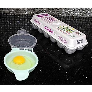 Microwave Egg Cooker for Sandwiches & Omelets – BPA-Free Microwave Egg Poacher, Fried Egg Maker, Omelet Maker, & Scrambled Egg Cooker – Cooks 2-3 eggs in less then 2 minutes Breakfast Maker by