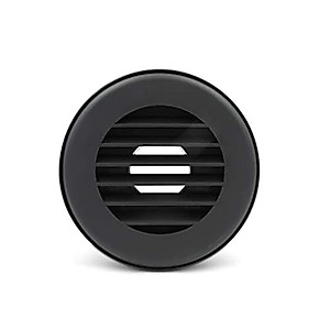 Thetford RV Camper Thermovent 2 inch Ducted Heat Vent Without Damper Black PN 94262, Black