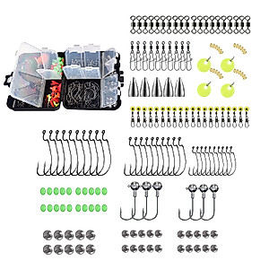 Fishing Pole Combo Set,2.1m/6.89ft 145pcs Fishing Accessories Kit Collapsible Rods Spinning Reel High Speed Reels Fishing line ministoream