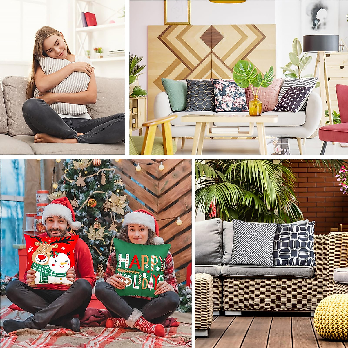 114Pcs Sublimation Blanks Products, Sublimation Blanks Set Including DIY Blank Makeup Bag, Keychain, Earring, Pillow Cover, Mouse Pad, Coaster, Garden Flag for Sublimation Transfer Heat Press Printing