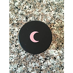 Brando Moon 1.5 inch Black with Pink Moon Kitchen Crusher - 3 Piece Small Metal Matte Crusher