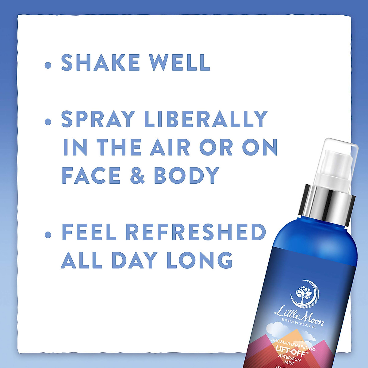 Little Moon Essentials Refreshing & Energizing Mist, Lift Off, 2 oz.