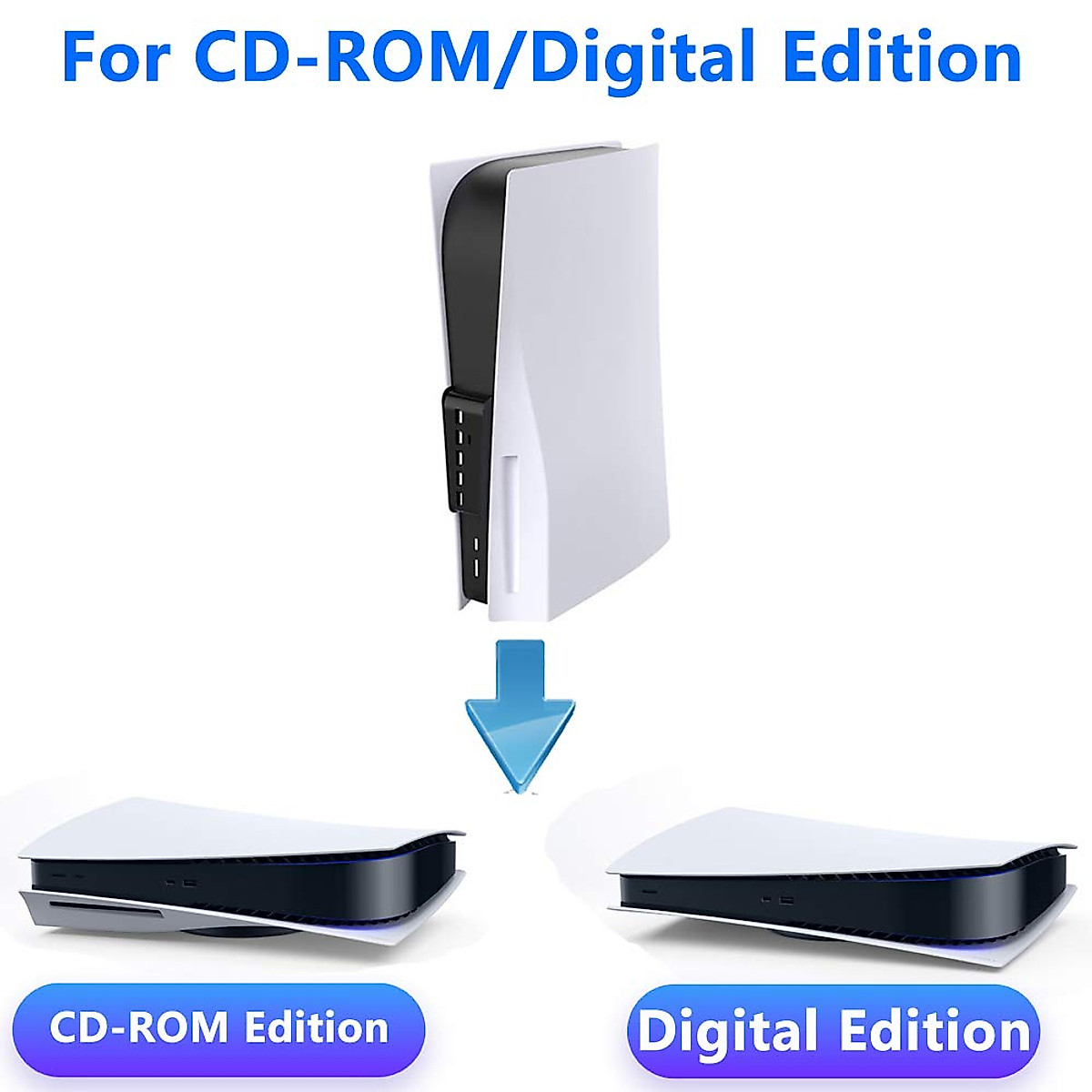 PS5 Gaming Console Hub, 4 USB Port Hub,1 Charging USB Port,1 Type-C Port for PlayStation 5, Super Transfer Speed Charger Splitter Expansion Adapter for Sony PS5 Console