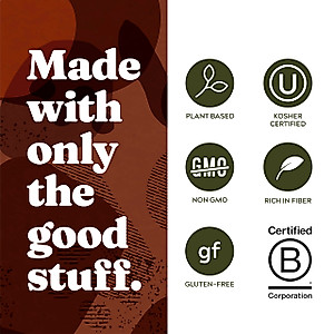 Simply Protein - Dark Chocolate Almond Crispy Bars - Plant Based Protein Bars - Low Carb, Low Sugar, High Fiber - 13g Protein, 2g Sugar, 7g Fiber - Vegan, Gluten Free, Non GMO, Kosher - 12 Bars