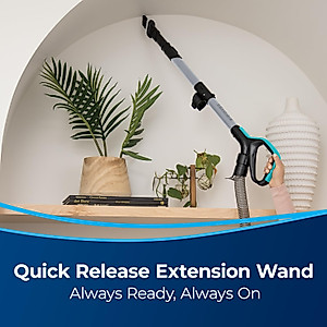 Bissell CleanView Swivel Pet Reach Vacuum Cleaner, Full-Size, Silver,Electric Green