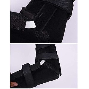 HSManLian Elbow Immobilizer Forearm Elbow Fixation Belt Brace for fixation after humerus injury Fracture Stabilizer Injuries Elbow Black S