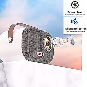 Tanggula Y1 Portable LED Projector + TV Box 2 in 1 , Real 1080P Full HD, Android 9.0 2GB+32GB Dual Band WiFi 2.4Ghz/5Ghz Free Voice Remote