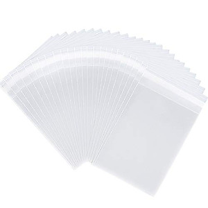 joybest 1000 Pcs - 6 x 9 Inch Clear Cello Cellophane Bags Self Sealing - 3.14 Mils Thick Cello Resealable Plastic Bag Fits 6 X 9 Prints, Photos, Cards & Envelopes