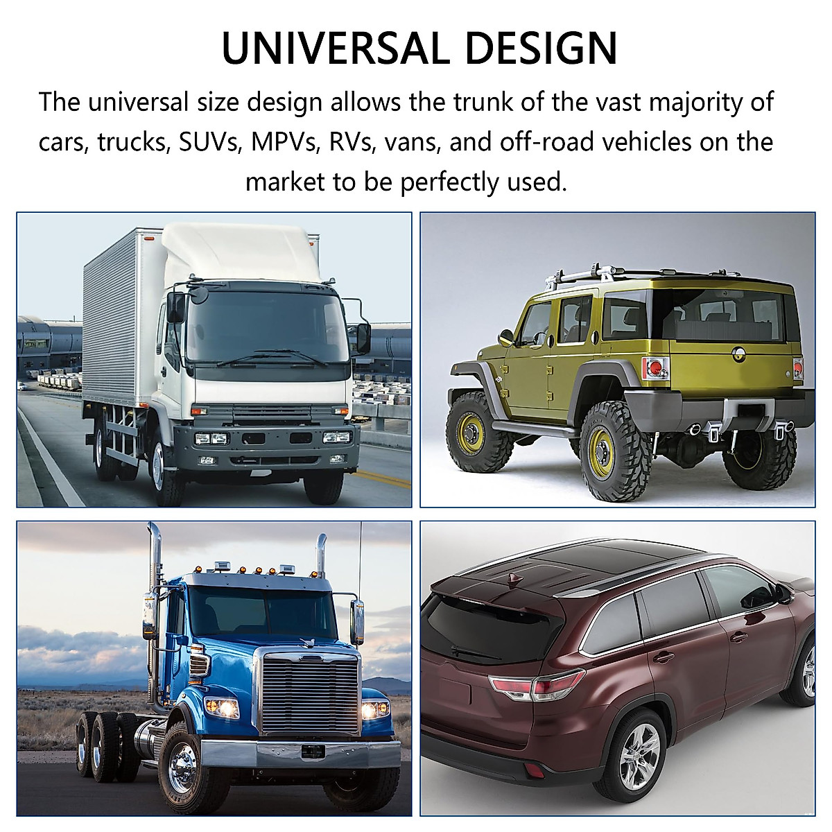 Salior Trunk Organizer for Car,Unique US Flag Backseat Car Organizer with 4 Large Capacity Pocket,Waterproof Car Trunk Storage Organizer Hanging on Car Truck SUV MPV Rear Seat (Pink)