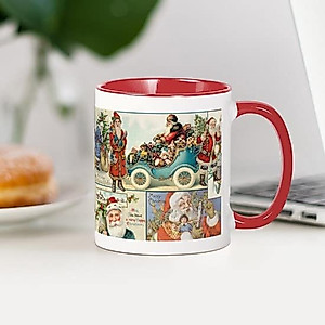 CafePress Victorian Old World Santas Coffee Mug Ceramic Coffee Mug, Tea Cup 11 oz