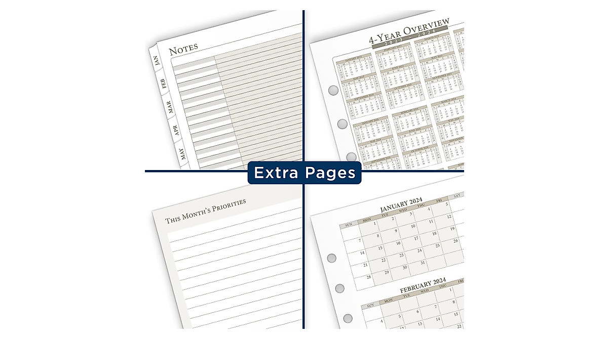 AT-A-GLANCE 2024 Weekly & Monthly Planner Refill