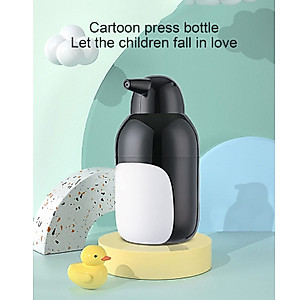 300ml Foam Soap Dispenser Bathroom Empty Foam Bottle Hand Dispenser Bottle Decorative Cartoon Foam Soap Dispenser