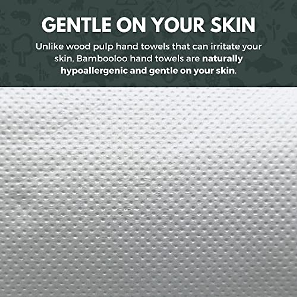 Bambooloo 100% Bamboo Paper Towels, Dispenser Ready N-Folding Disposable Hand Towels for Bathroom, Planet-Friendly Plastic-Free Commercial Paper Towels Bulk, 4000 Napkins, 20 Wraps, 200 Sheets Each