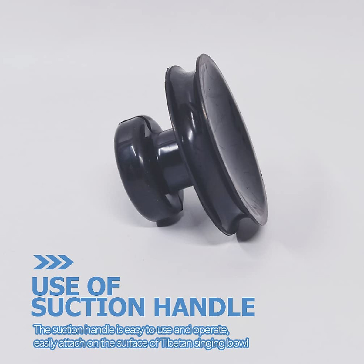 VANZACK Singing Bowl Replacement Part 2pcs Buddha Sound Bowl Lifting Handles Replacement Suction Cups for Singing Bowl Suction Cup Handle